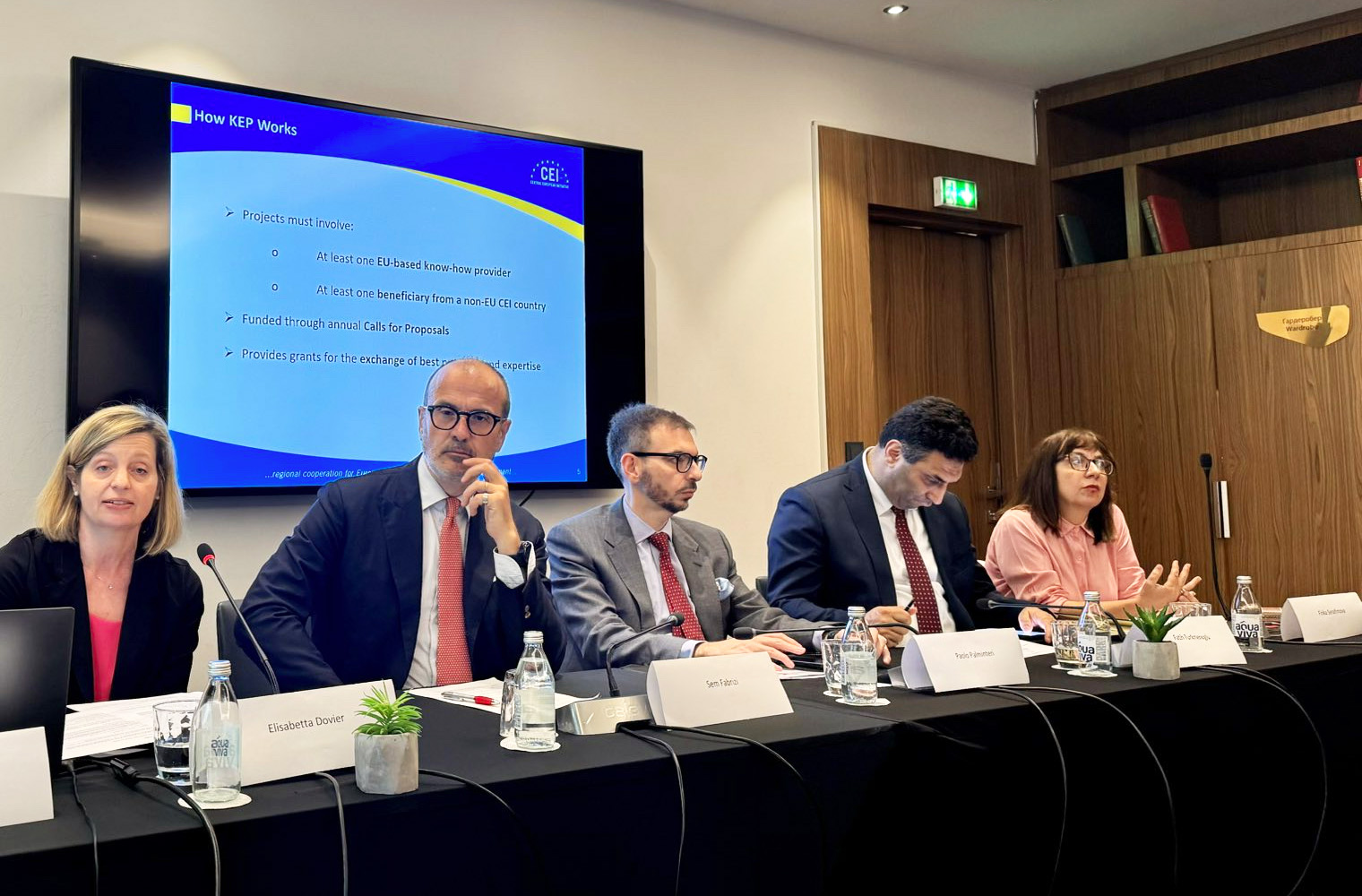 BES joined the event “CEI Fund at the EBRD contributed by Italy” - Balkan Energy School